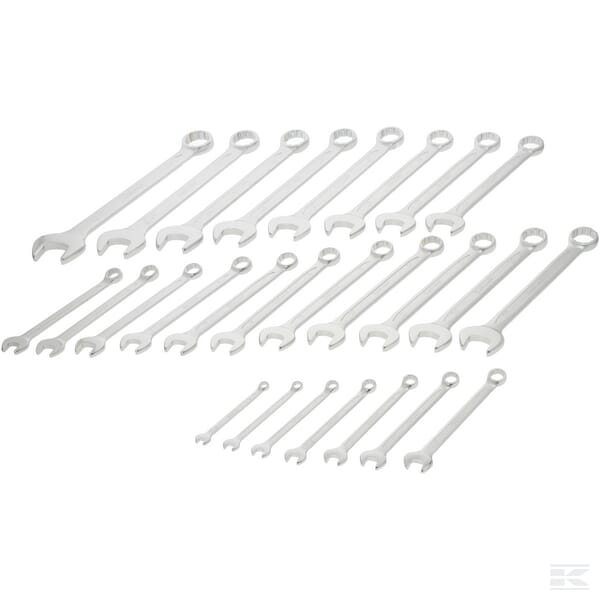 Combination spanners set, 26-pieces - BVS Parts | Barrow Valley Spares