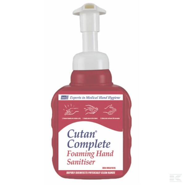 Cutan Foaming Hand Sanitiser 400ml pump bottle - BVS Parts | Barrow ...